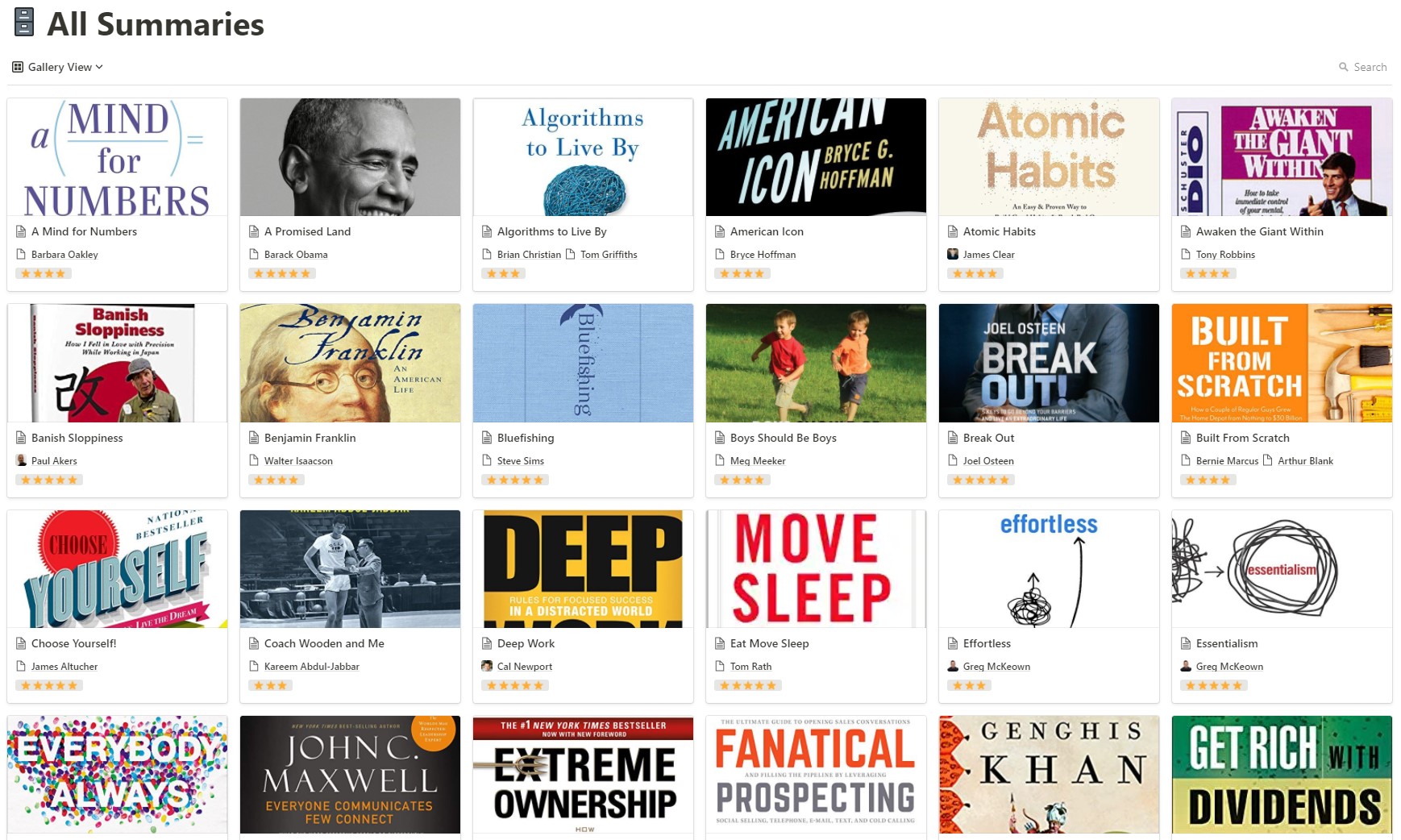 Book-Vault-All-Summaries-Gallery – Jeremy Silva